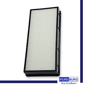 PUREBURG 1183900 True HEPA Replacement Filter Set Compatible with Whirlpool 1183900 817500 fits APT30010M APT40010R APT42010M APT50010M APMT2001M Air Purifiers,H13 Activated Carbon,2-Pack