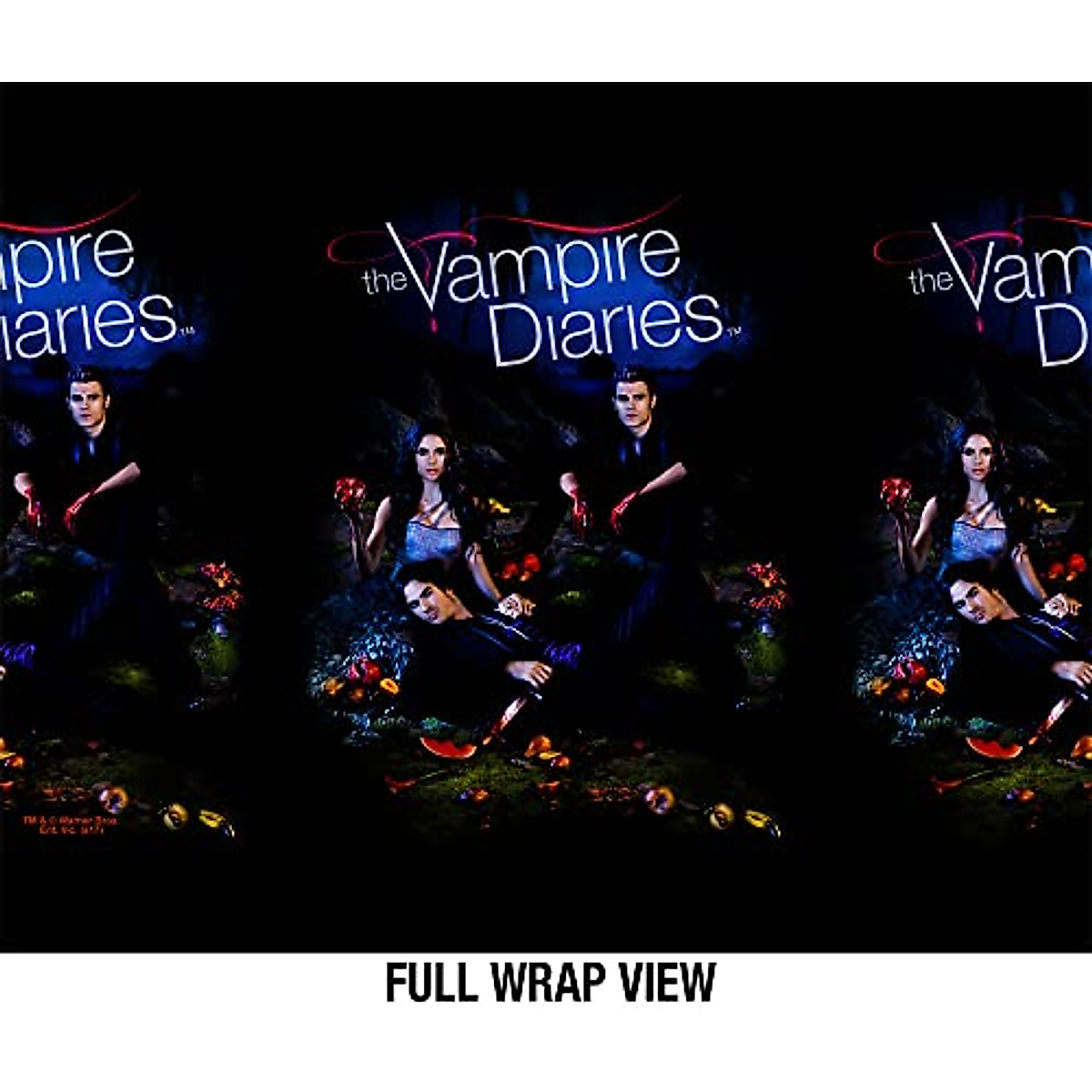 The Vampire Diaries OFFICIAL Tempted 24 oz Insulated Canteen Water Bottle, Leak Resistant, Vacuum Insulated Stainless Steel with Loop Cap