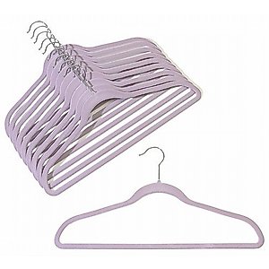 ClosetHangerFactory Slim-Line Lavender Shirt/Pant Hangers