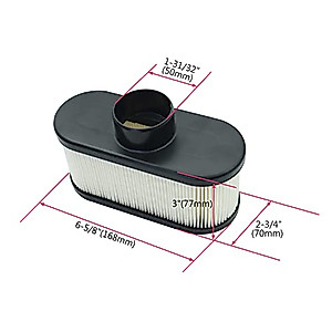 11013-7047 Air Filter with 49065-7007 oil Filter for KAWASAKI FR651V FR691V FR730V FS481V FS541V FS600V FS651V FS691V FS730V 4-Cycle Engine Lawn Mower Tractor Tune Up Kit