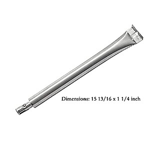 Votenli S9602A(4-Pack) S1108A(4-Pack) 15 7/8" Stainless Steel Heat Plate and Burner Replacement for Broil King 9625-84, 9625-87, 9635-84, 9635-87, Baron 320, Baron 340, Baron 420, Baron 440,