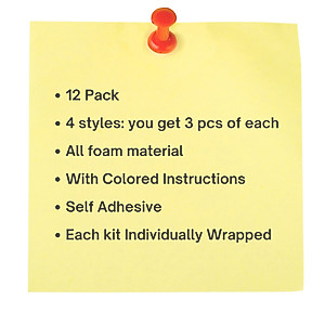 4E's Novelty Legend of Gingerbread Man Ornament Craft - 12 Pack Bulk Foam Christmas Ornaments Set, Ages 3-12, Self-Adhesive, DIY Ornaments for Christmas Tree, Classroom Art Project