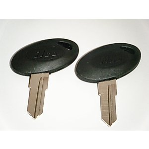 Bauer Camper Keys RV Keys Cut to Your Key Number from 301 to 330 Two Working ILCO Keys Trailer (302)