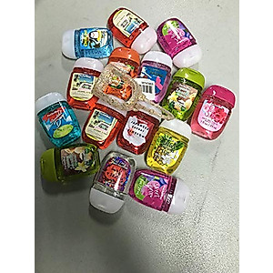 Bath & Body Works Pocketbacs (15) Sanitizing Gels Mixed Bundle (1) Free Holder