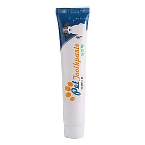 Pet Dog Cat Toothbrush Toothpaste Set Dog Soft Toothbrush Flavored Toothpaste Dental Care Tool for Reduces Tartar Buildup with Dual Headed Toothbrush Finger BrushToothpaste