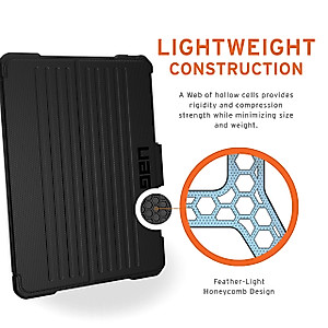 URBAN ARMOR GEAR UAG iPad Pro 11-inch (2nd Gen, 2020) Case Metropolis [Black] Folio Slim Heavy-Duty Tough Multi-Viewing Angles Stand Military Drop Tested Rugged Protective Cover