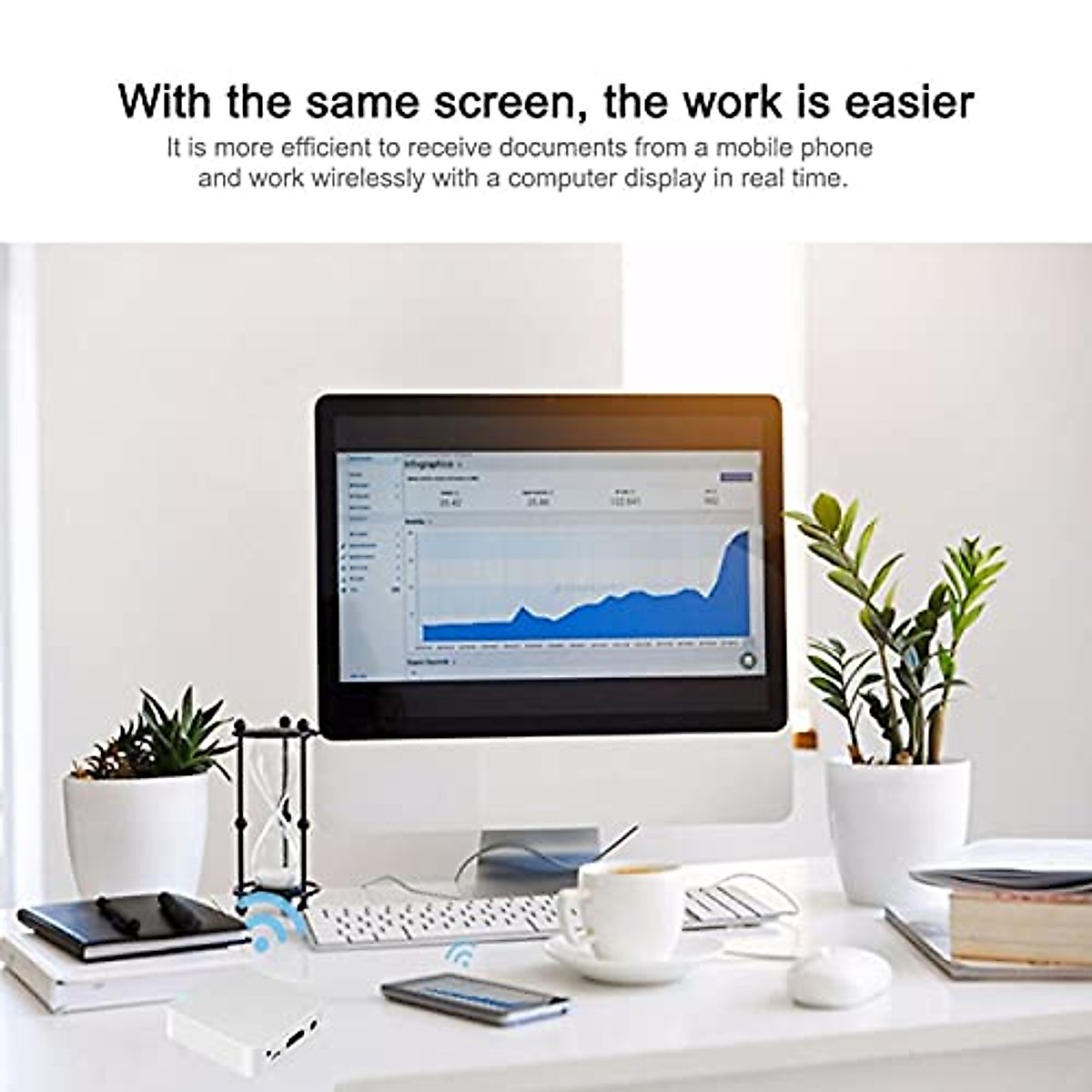 Wireless Car WiFi Adapter AV+HDMI Screen Car WiFi Display Mirabox Receiver Adapter
