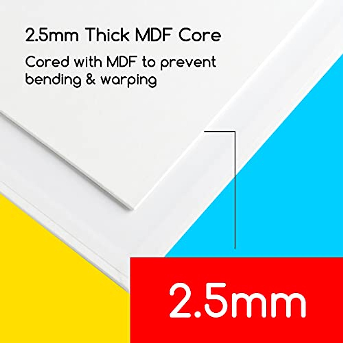 MEEDEN 15-Pack Canvas Boards for Painting, 12 × 16 Inches Blank White Canvas Panels, 100% Cotton, 8 oz Gesso-Primed, Canvas Art Supplies for Acrylic Pouring Airbrushing & Oil Painting