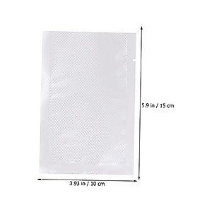 LABRIMP 100pcs Vacuum Sealer Bags Fridge Food Bag Fresh Keeping Bags Triturador De Grocery Storage Bags Clear Packaging Bags Clear Packing Bags Leak Proof Travel Containers