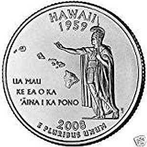 2008-D Hawaii BU State Quarter Coin New