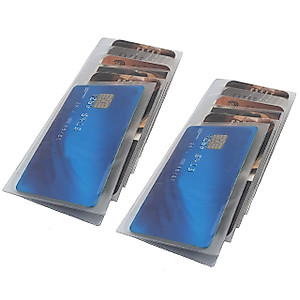 Set of 2 Clear Premium Quality Checkbook Wallet Insert from AG Wallets