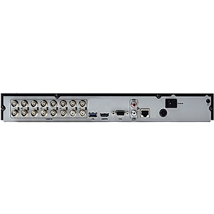 HIKVISI0N iDS-7216HQHI-M2/S 2TB Hard Drive Included, 16 Channel 2MP 1080P Turbo HD DVR, 4K HDMI Output, Compatible with Hikvison 4MP or Lower Resolution Coax TVI Cameras, Hik-Connect App