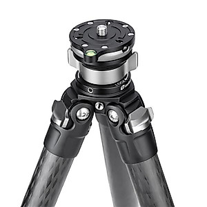 Leofoto LB-65 65mm Leveling Base for Tripod w Butterfly Lock Collar 40lb Max Load +/-15° Tilt