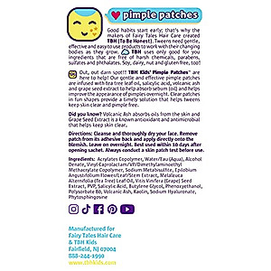 TBH Teen Pimple Patches For Tween Girls and Boys - Hyaluronic Acid Acne Pimple Patch Spot Treatment (72 Count) Star Pimple Patches For Face, Vegan and Cruelty Free