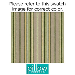 Pillow Perfect Outdoor | Indoor Terrace Sunrise Rectangular Throw Pillow (Set of 2), 11.5 X 18.5 X 5, Green