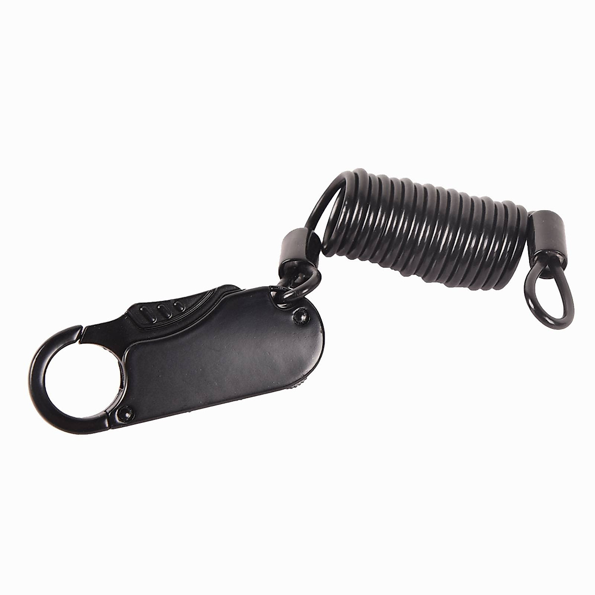 Doppy Helmet Lock Helmet Bike/Motorcycle Lock Cable Anti-Theft Bicycle Locks Combination Lock Cycling Cable Lock(Black)