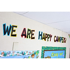 Teacher Created Resources 77282 Electric Bright 7" Fun Font Letters