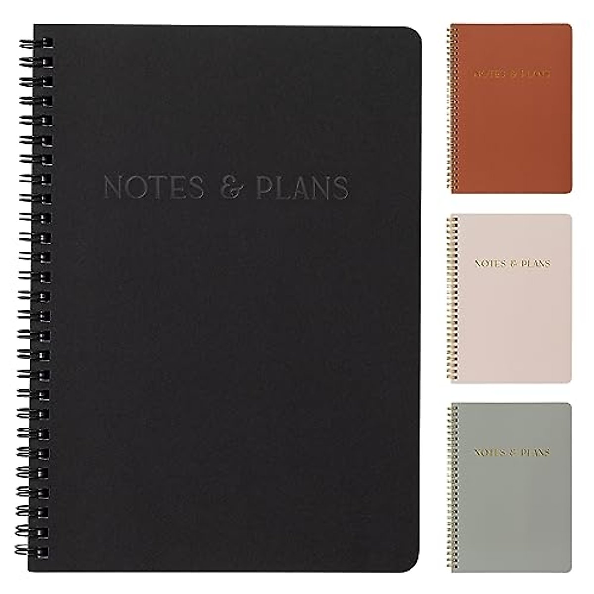 Simplified Daily Planner And Notebook With Hourly Schedule - Aesthetic Spiral To do List Notepad to Easily Organize Your Tasks And Appointments - Stylish Book And School Or Office Supplies For Women