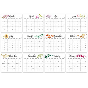 Beautiful Magnetic Fridge Calendar - Runs Until December 2023 - The Perfect Monthly Calendar With Seasonal Designs for Easy Planning