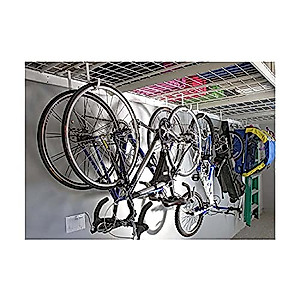 SafeRacks Deluxe Accessory Hook Package for Garage Storage - Heavy Duty Steel Utility Hangers for Wall Mount - Organize Tools, Ladders, Bikes - Hook Accessory for Ceiling and Wall Shelving - White