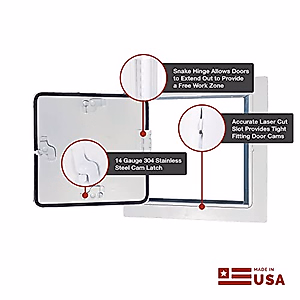 Linhdor Supreme 3000 16x16 Heavy Duty Metal Access Door W/ Neoprene Gasket USA Made