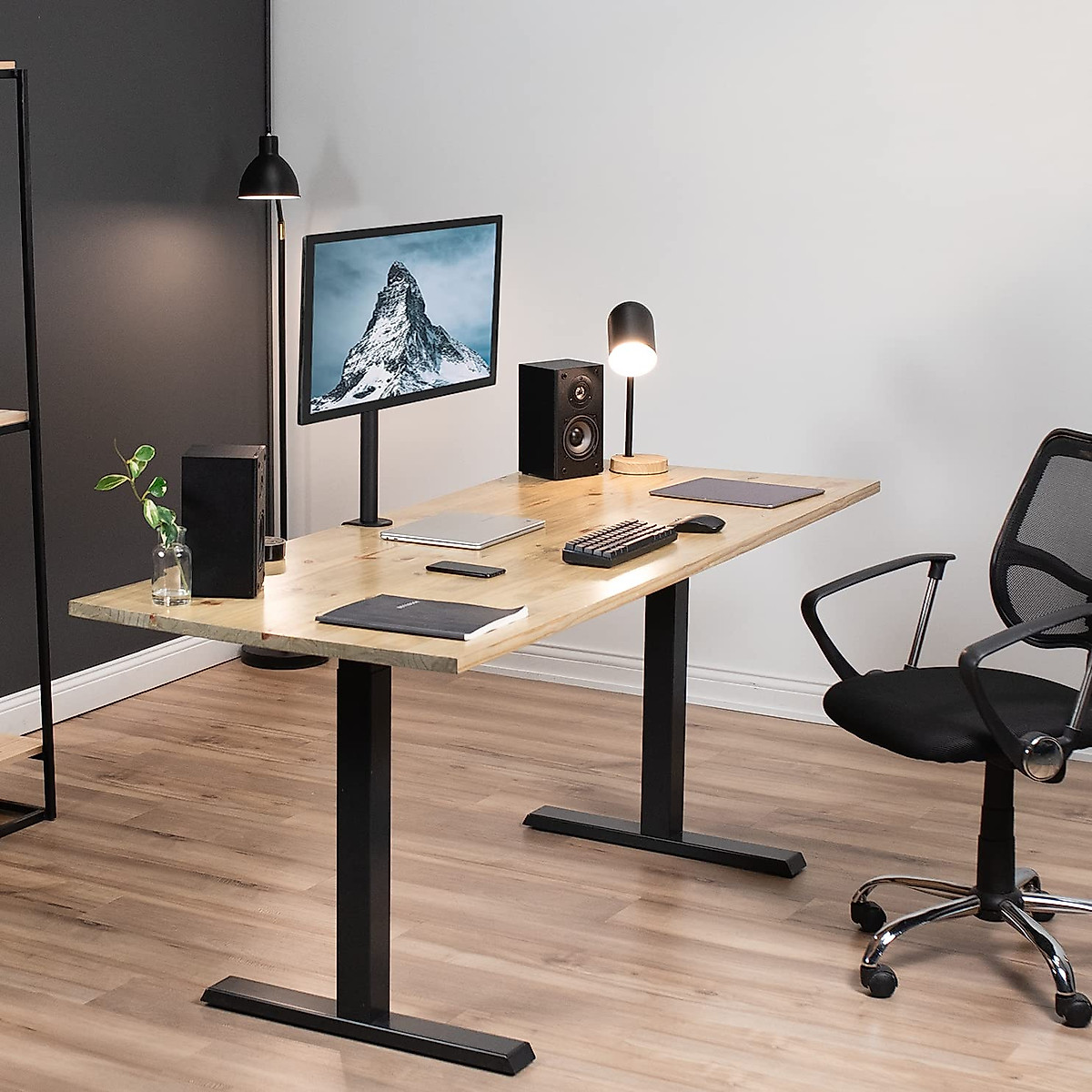 VIVO Single Ultrawide Monitor Fully Adjustable Desk Mount Stand for 1 LED LCD Ultra-Wide Screen up to 38 inches, STAND-V101A