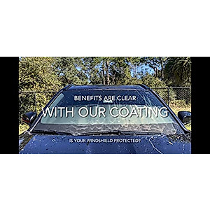 Liquid Glass Guard Rain Repellent and Windshield Protection - SiO2 Nano Technology (Two Pack-Year Treatment)