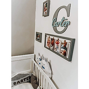 Custom Personalized Wooden Name Sign, Wood Letter, Nursery Wall plaque decor for Boys and Girls