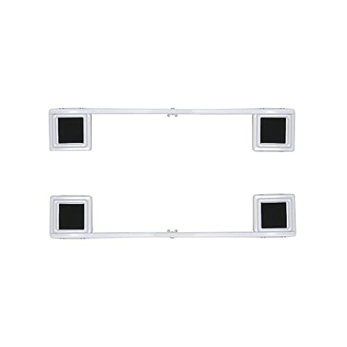 Shepherd Hardware 9601 Stamped Steel Adjustable Appliance Rollers, 2-Pack