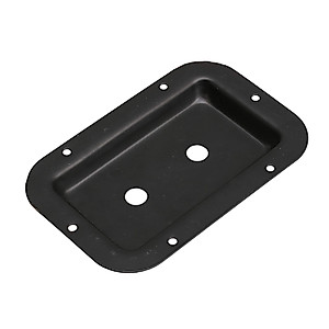 logyues 1/4" Steel Headphone Jack Plate Socket Clip for Speaker Cabinets Black