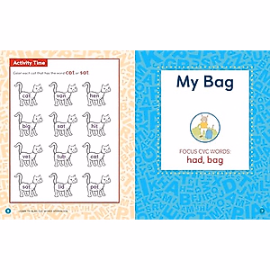 Learn to Read: CVC Words Storybook: 20 Simple Stories & Activities for Beginner Readers