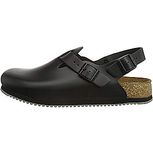 Birkenstock Original Tokyo Leather Narrow Width, Black 42 Normal