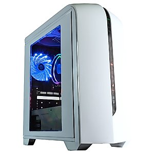 Periphio Warp Gaming PC Computer | AMD Athlon 3000G | Radeon Vega 3 iGPU (2GB) | 500GB SSD (Solid State) | 16GB DDR4 RAM | HD 1080p Gaming | Windows 10 Home Gaming Desktop