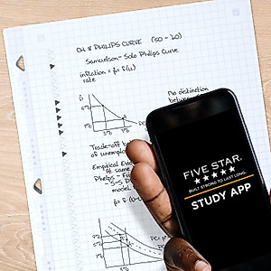 Five Star Loose Leaf Paper, 3 Hole Punched, Reinforced Filler Paper, Graph Ruled Paper, 11" x 8-1/2", 100 Sheets/Pack (17012),White