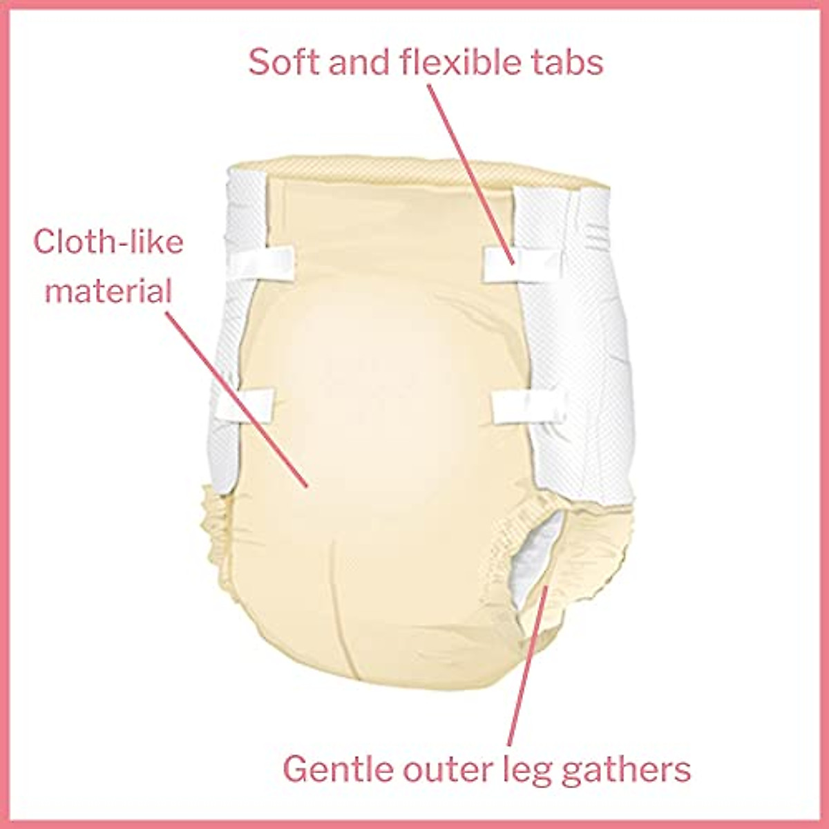 McKesson Super Briefs, Incontinence, Moderate Absorbency, XL, 15 Count, 4 Packs, 60 Total