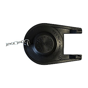 Korky 54BP Toilet Tank Flapper - Easy to Install - Made in USA,Black