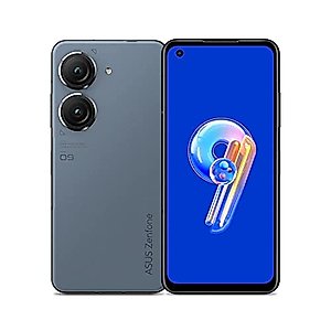 Asus Zenfone 9 5G 128GB 8GB RAM Factory Unlocked (GSM Only No CDMA - not Compatible with Verizon/Sprint) - Blue