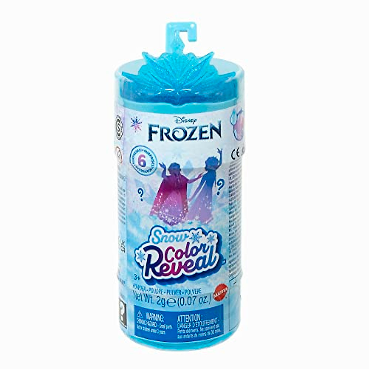 Disney Frozen by Mattel Disney Frozen Snow Color Reveal Small Doll & Accessories, 6 Surprises Include Character Figure Inspired by Disney Movies