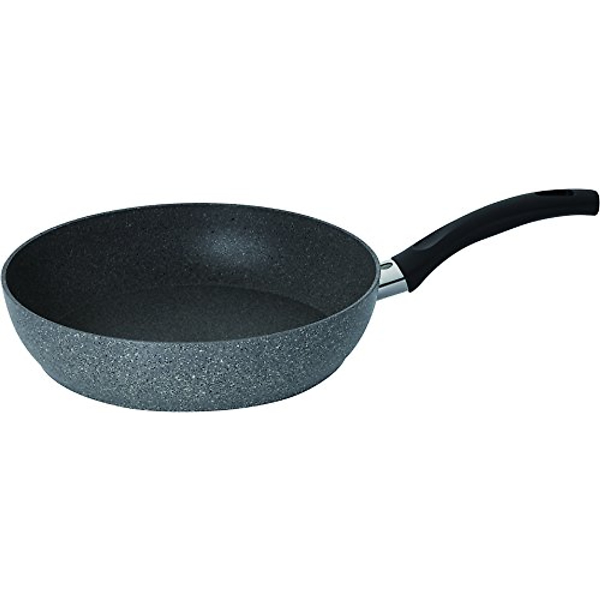 Ballarini 75001-778 Ferrara Deep Frying Pan, 11.0 inches (28 cm), Frying Pan, Compatible with Induction and Gas Stoves, Granitium 5-Layer Coating, Made in Italy