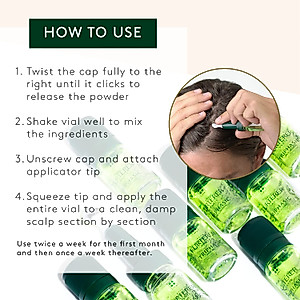 René Furterer TRIPHASIC Progressive Concentrated Serum - Hereditary & Hormonal Thinning Hair - Receding Hairline - Drug-Free - 8 ct., 30-Day Supply