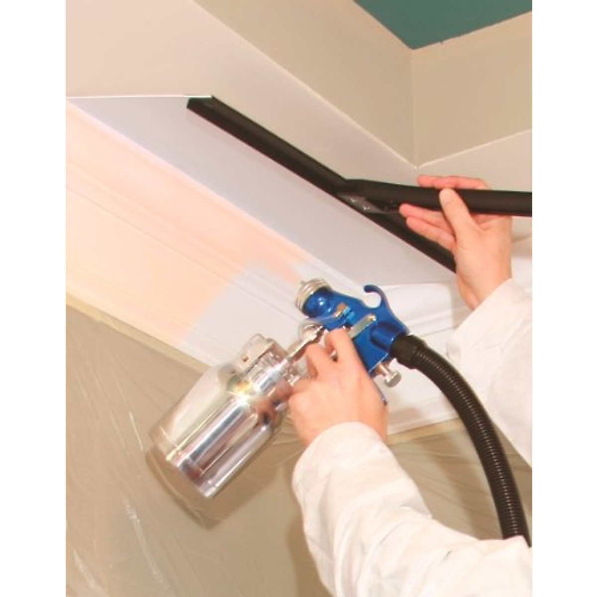 Earlex HV5500 HVLP Spray Station Paint Sprayer for Woodworking and Furniture Refinishing, 2-Stage Turbine, HVLP Spray Gun, Spray Gun, HVLP Turbine Sprayer