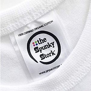 The Spunky Stork Baby Boys and Girls Future Realtor Real Estate Agent Bodysuit (12-18M) White