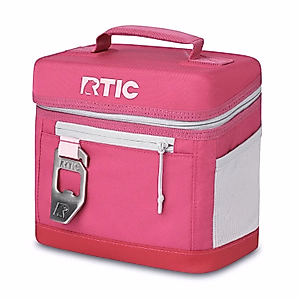 RTIC 6 Can Everyday Cooler, Soft Sided Portable Insulated Cooling for Lunch, Beach, Drink, Beverage, Travel, Camping, Picnic, for Men and Women, Very Berry