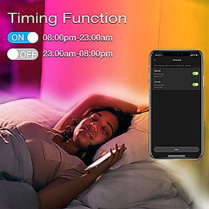 DAYBETTER Smart WiFi Led Lights 100ft, Tuya App Controlled Led Strip Lights, Work with Alexa and Google Assistant, Timer Schedule Led Lights Strip, Color Changing Led Lights for Bedroom Party Kitchen
