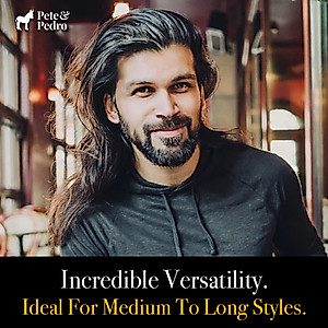 Pete & Pedro HAIR STYLING CREAM - Light Hold, Matte, Low Shine Finish Hair Product for Men, For Hairstyling Medium, Long, Wavy, Curly Hairstyles | Minimizes Frizz | Shark Tank Featured, 2 oz