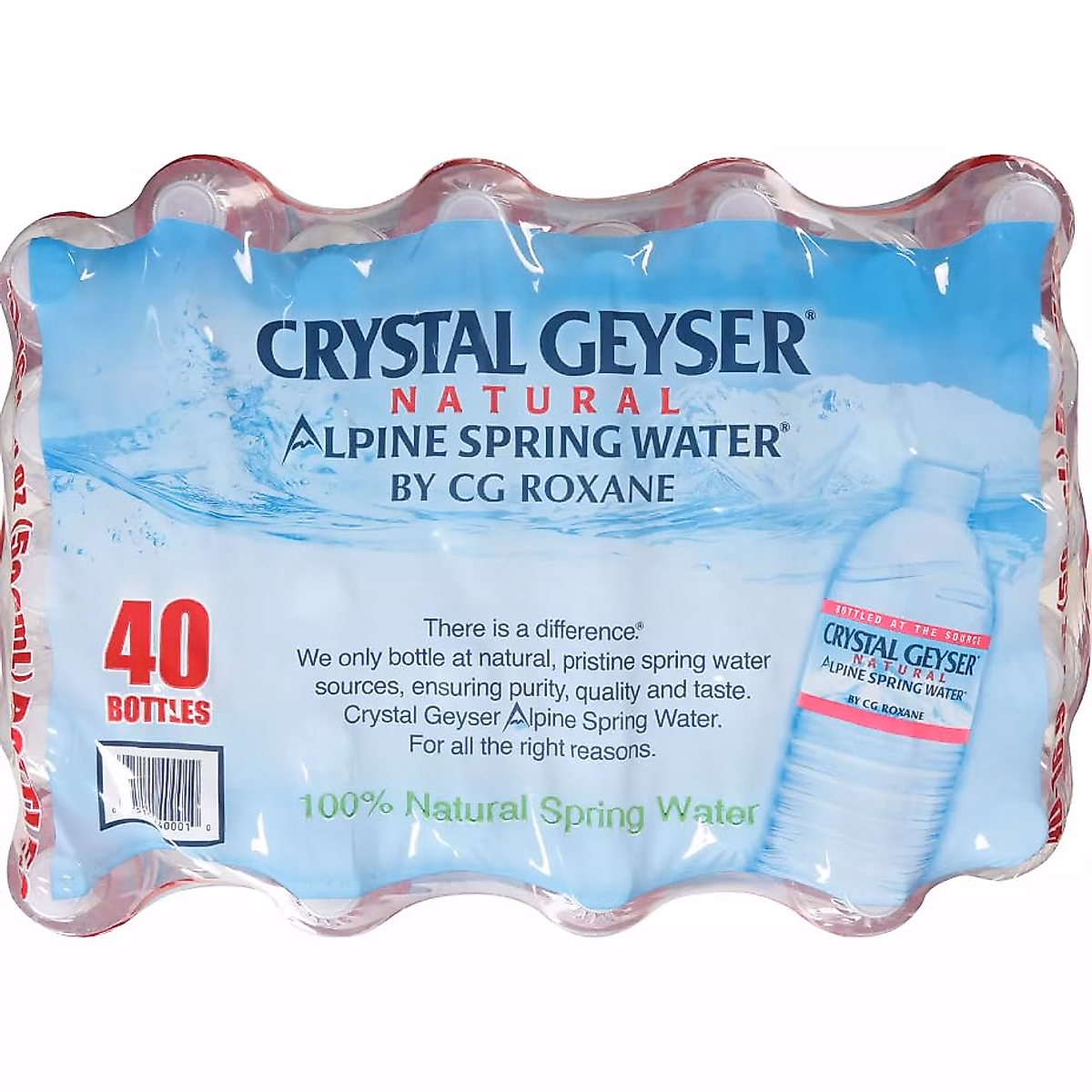 Crystal Geyser Alpine Spring Water 16.9 oz. 40 pk. (1 pack)