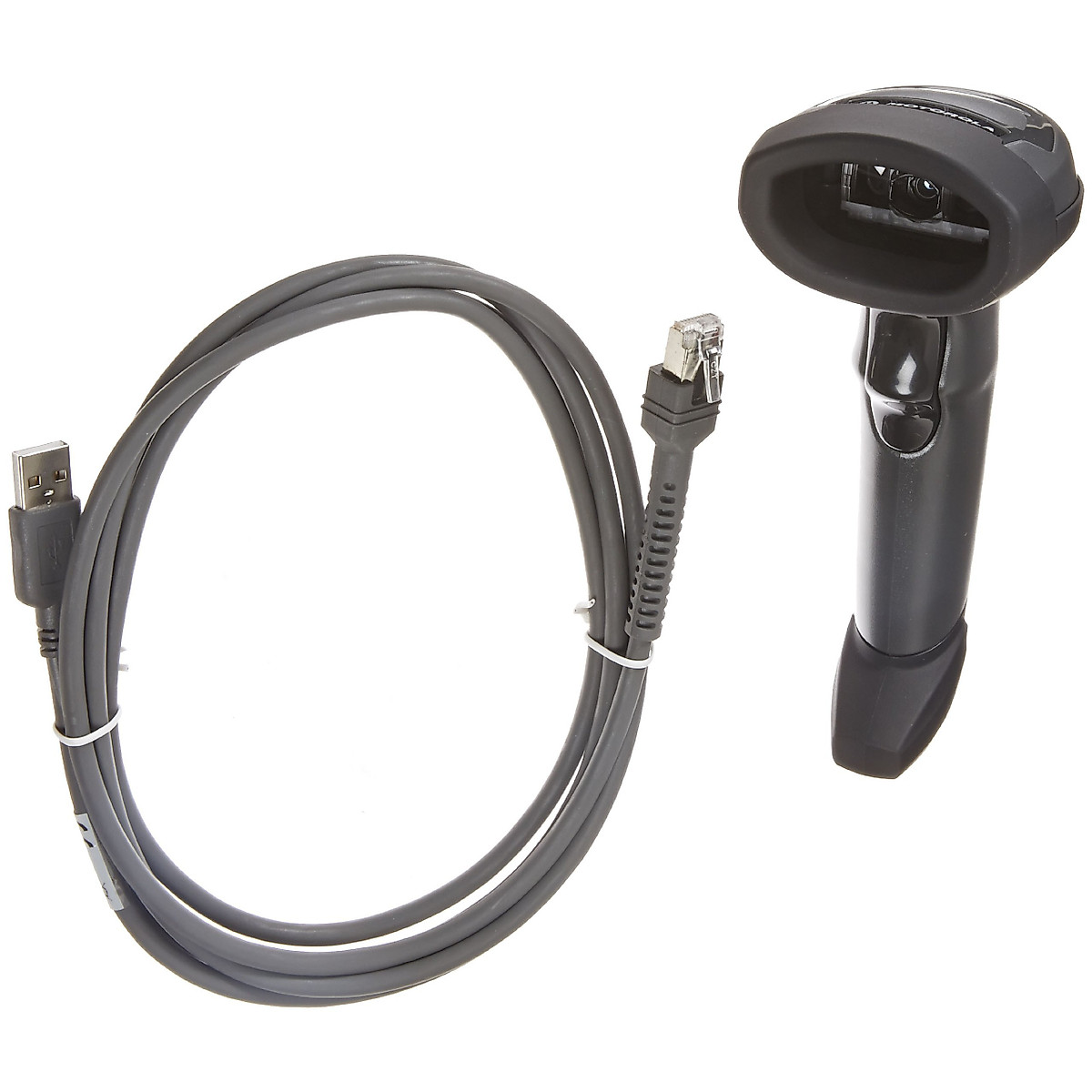 Symbol LI2208 Handheld Single Line Barcode Scanner with USB Cable and Stand, Twilight Black, Replaces LS2208 (Renewed)