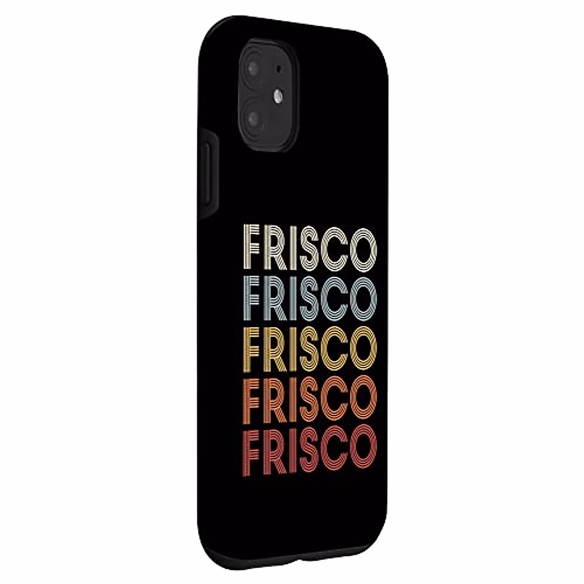 iPhone 11 Frisco Texas Frisco TX Retro Vintage Text Case