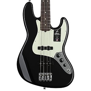 Fender American Professional II Jazz Bass, Black, Rosewood Fingerboard