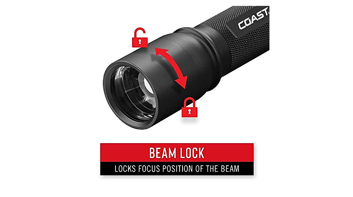 COAST HP7 650 Lumen LED Flashlight - Focusing & Durable